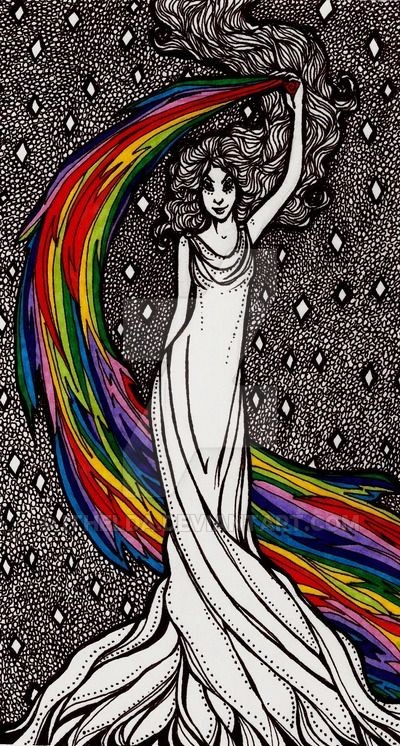 Iris: Greek Goddess of the Rainbow & Messages | Tea & Rosemary