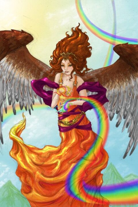 Iris: Greek Goddess of the Rainbow & Messages | Tea & Rosemary